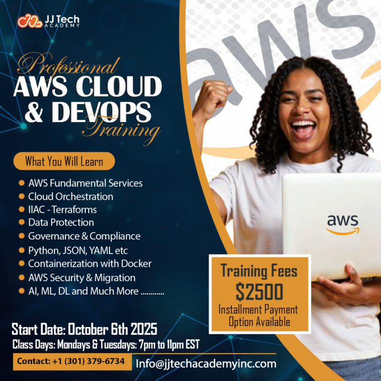 JJ Tech Academy Inc – New Way of Learning, AWS, DevOps, Agile/Scrum ...